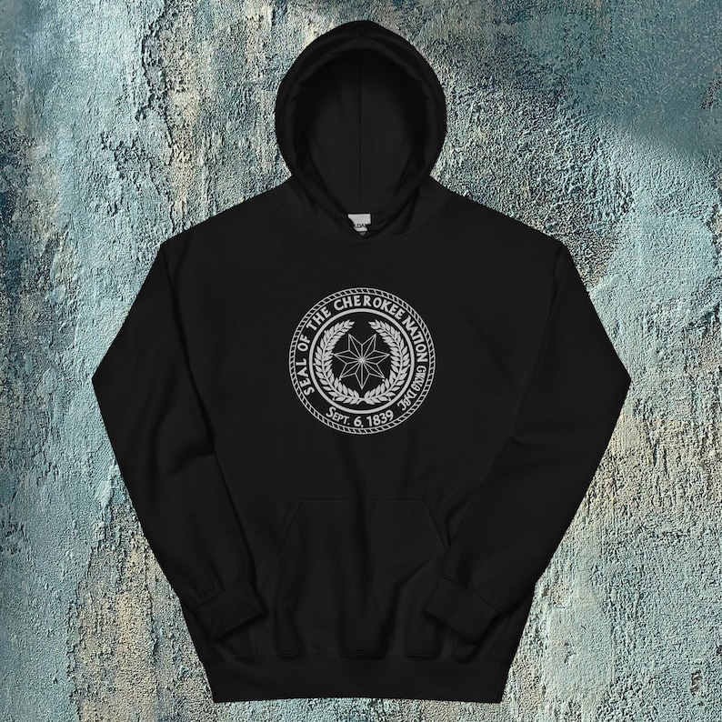 Cherokee Nation Hoodie Official Seal Design Native American Heritage ...
