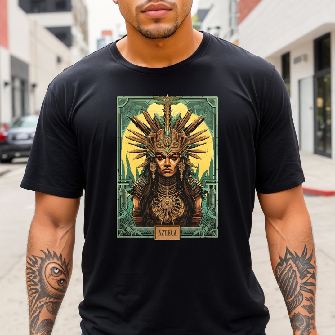 Aztec Tarot Card Shirt - the Azteca - Unisex T-shirt - Etsy