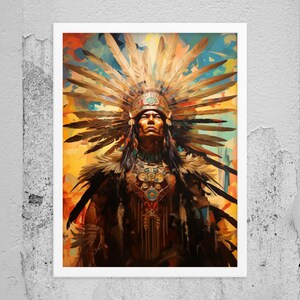 Aztec God Poster Art Aztec King Mayan Warrior Native American Framed - Etsy