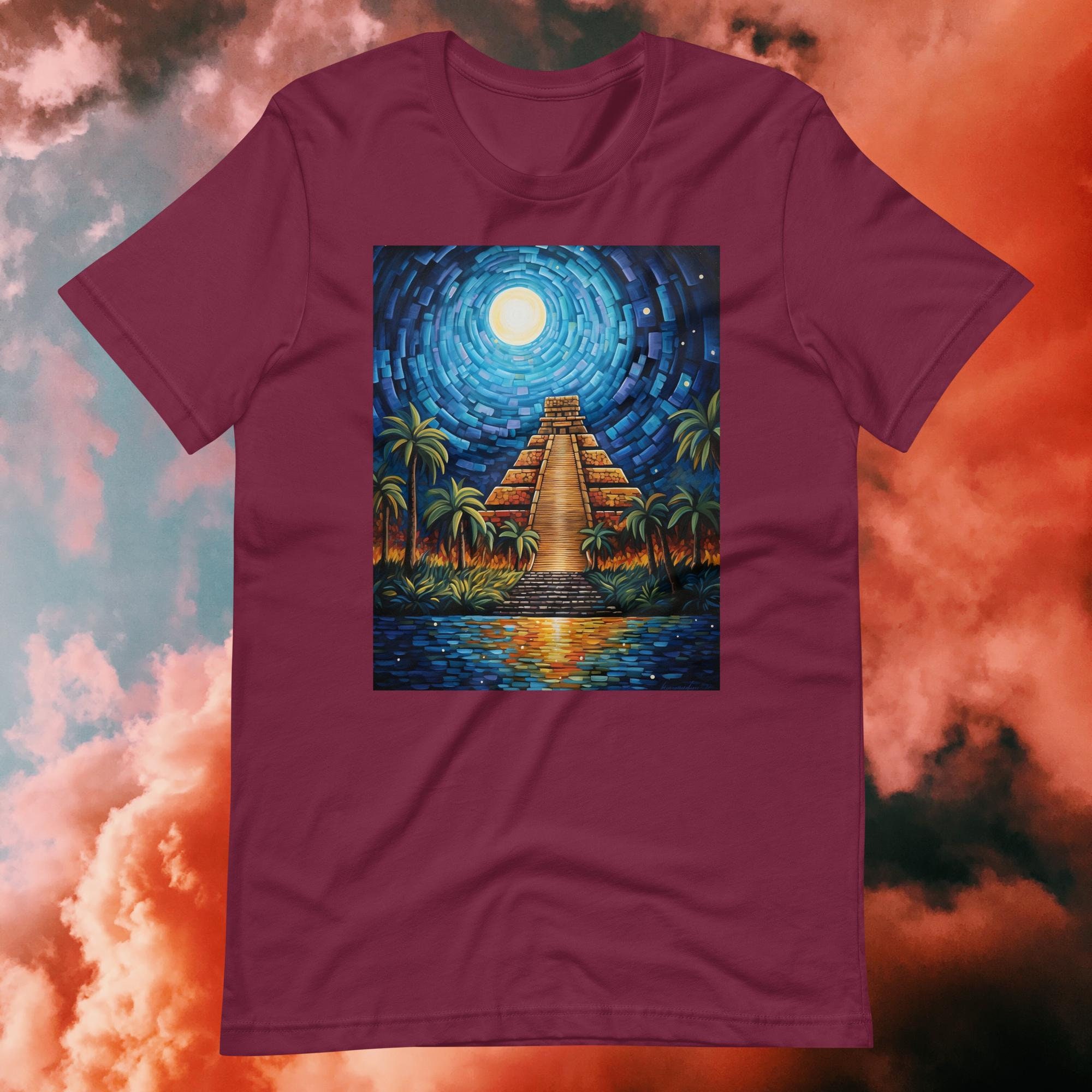 Aztec Aztlan Pyramid Tshirt Mayan Incan Temple Gift T-shirt - Etsy