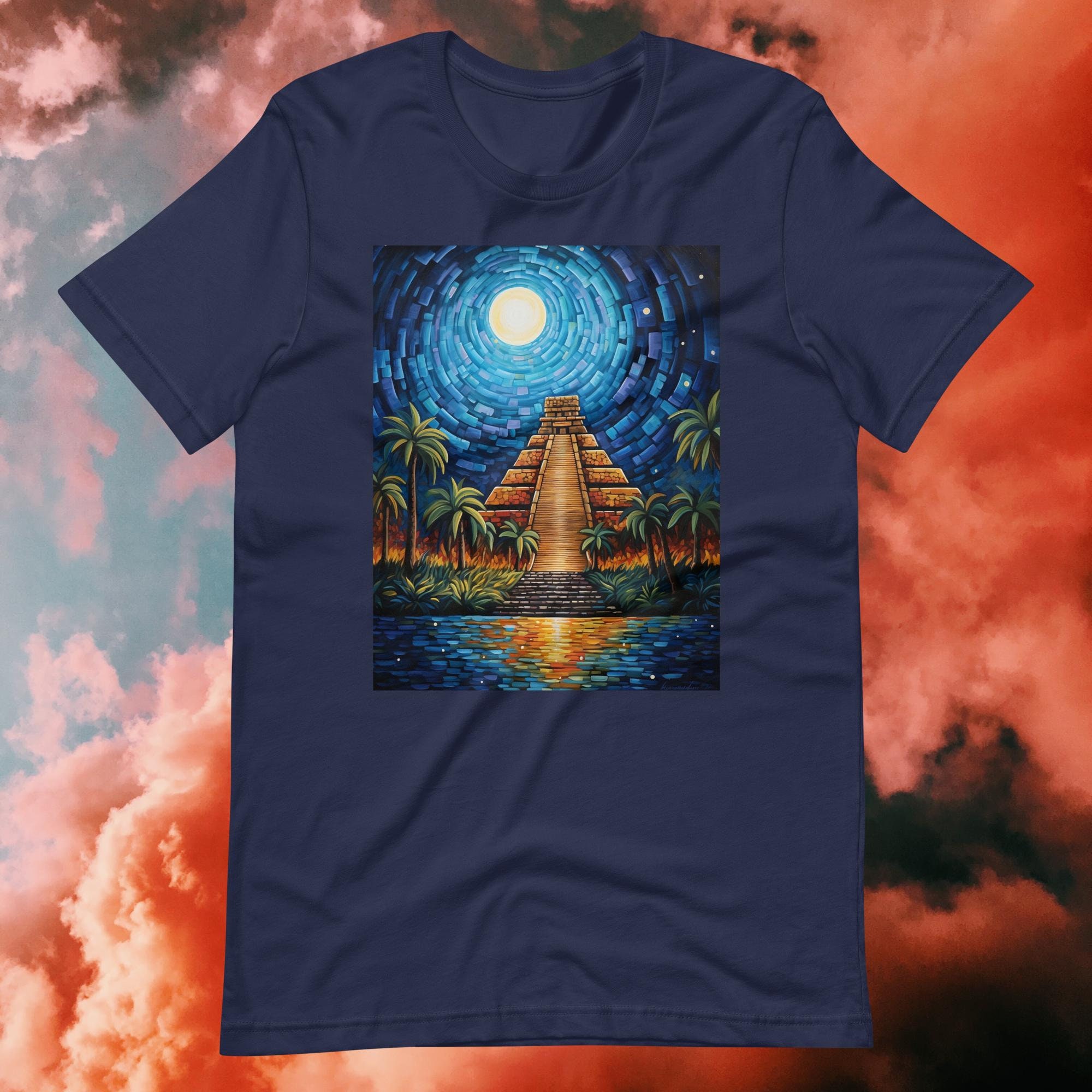 Aztec Aztlan Pyramid Tshirt | Mayan, Incan Temple Gift T-shirt - Etsy