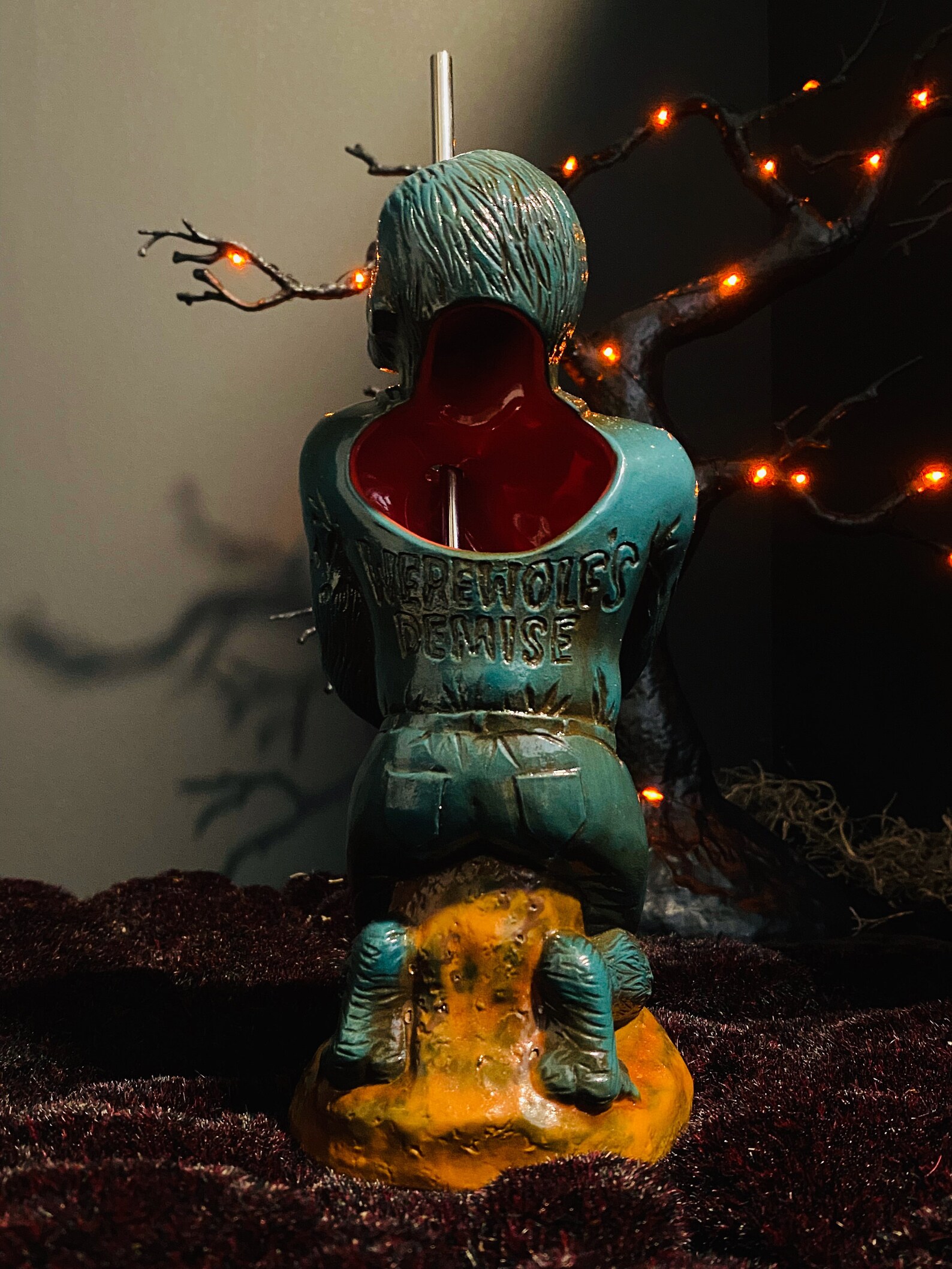 Werewolf's Demise Mug Creepy Tiki Maniacs Ceramic Cocktail Cup Limited ...