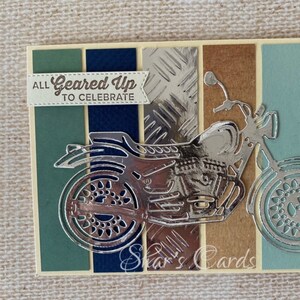 Motorbike Birthday Card, Motorcycle Male Card, Mens Birthday ...