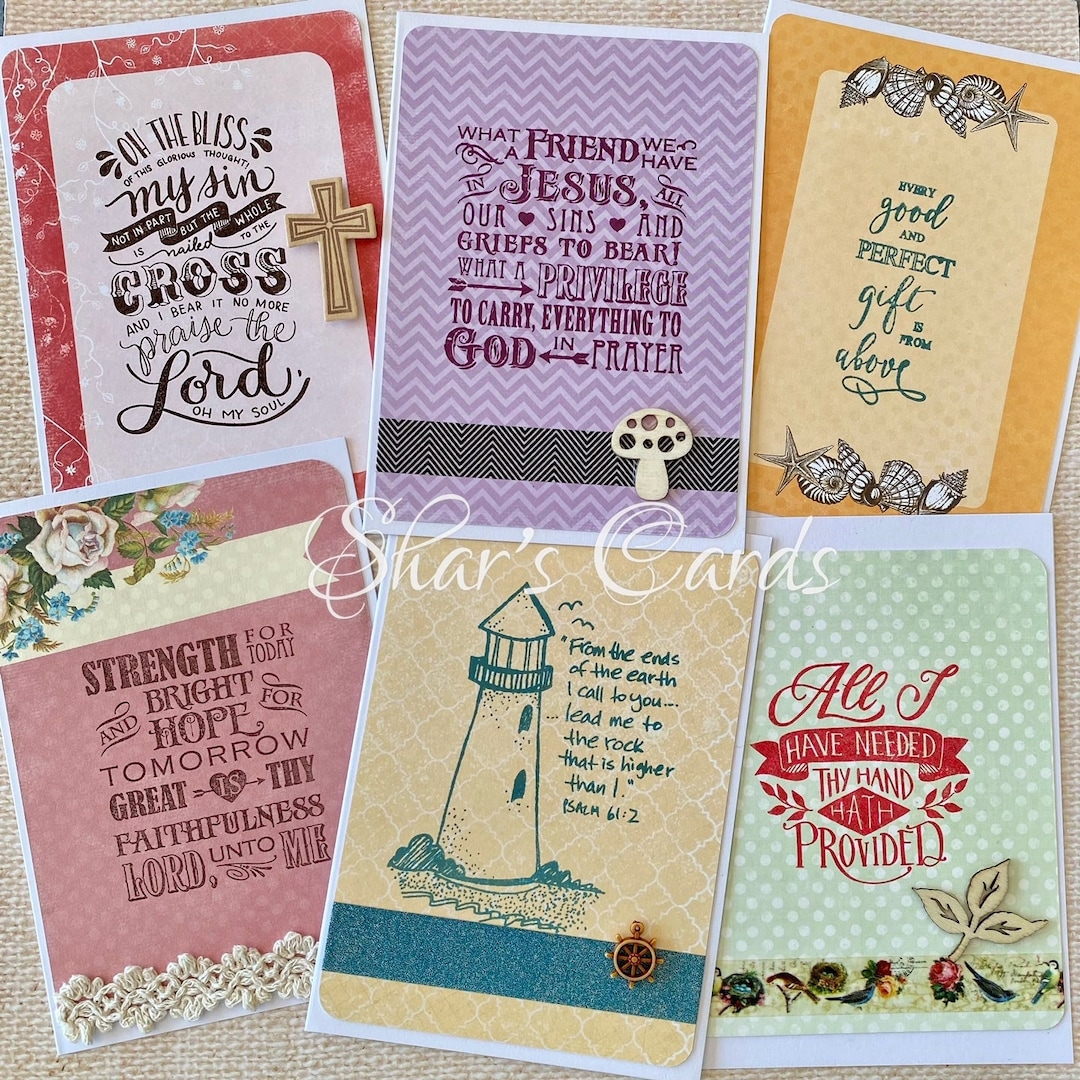 Christian Inspirational, Bible Verse Greeting Cards, Scripture Hymns ...