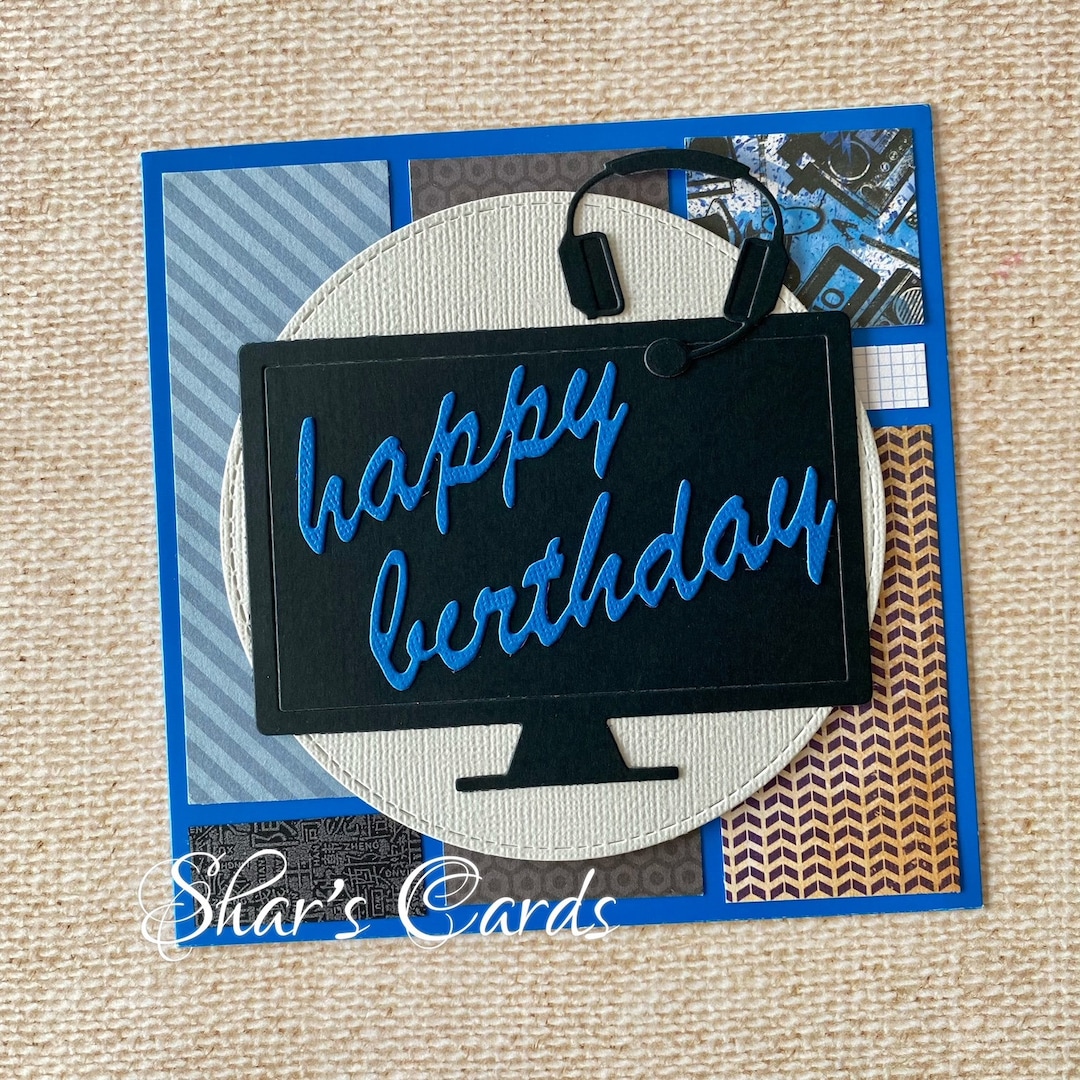 PC Gamer Computer HAPPY BIRTHDAY Card Gaming Office Clerk - Etsy