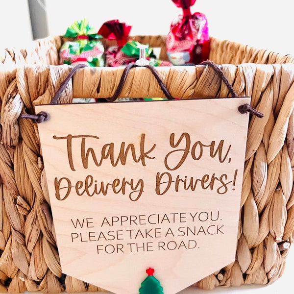 Christmas Porch Signs Delivery Driver - Etsy