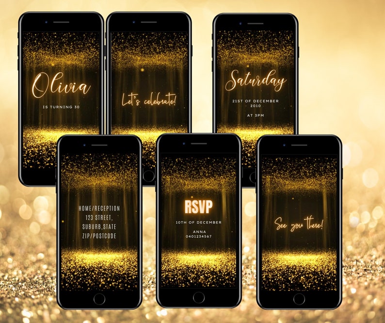Customize Animated Video Invitation, Video Greeting for Any Ocassion - Etsy