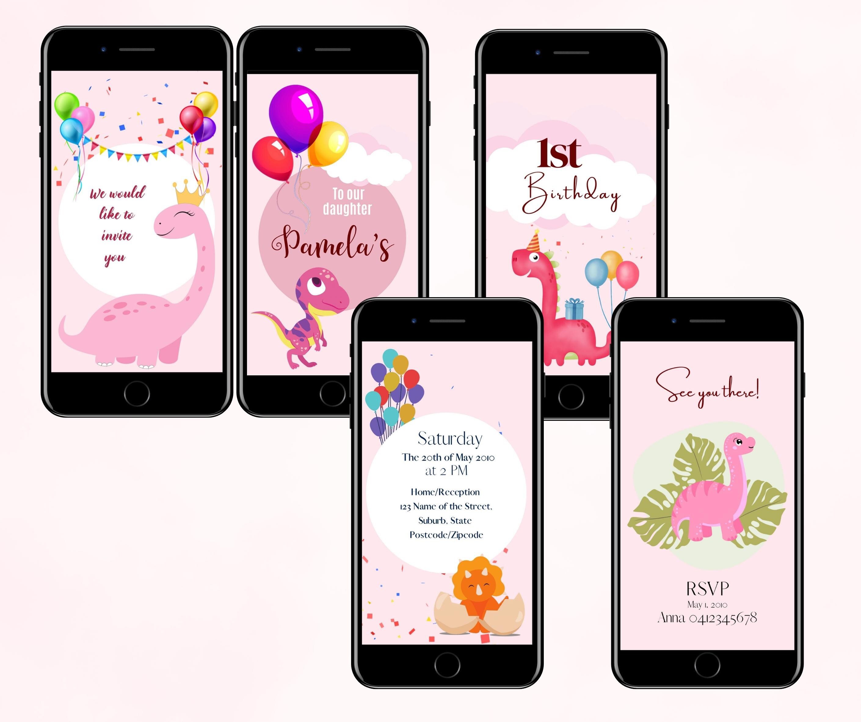 Customize Animated Video Invitation, Video Greeting for Any Ocassion - Etsy