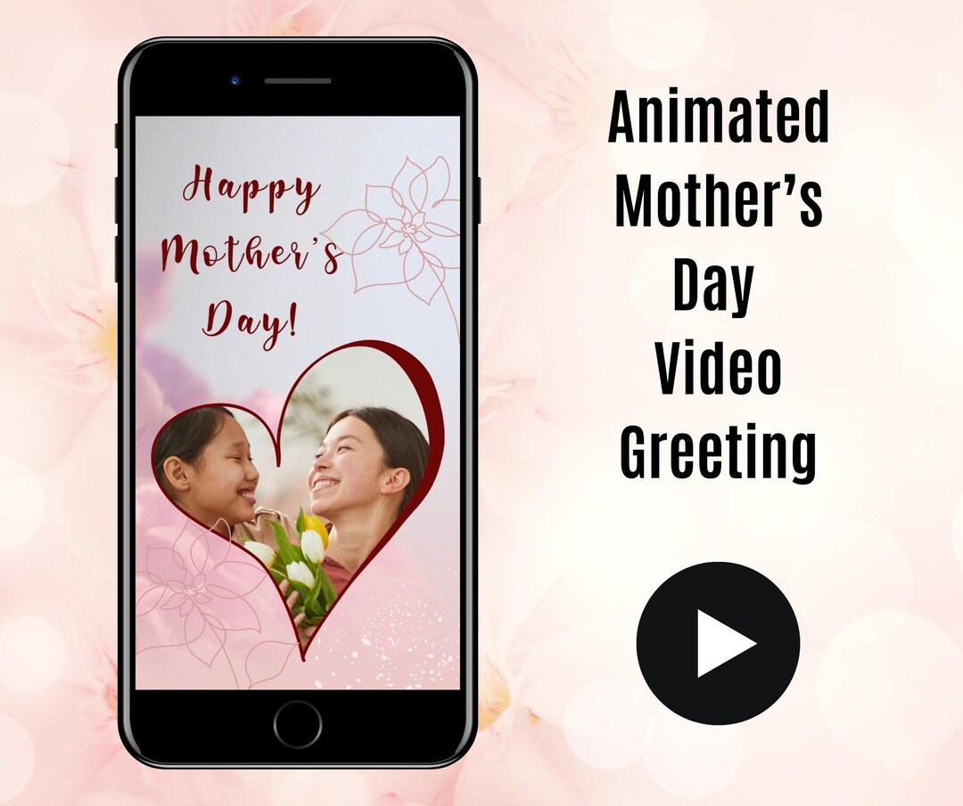 Animated Mother’s Day Personalised Video Greeting - Etsy