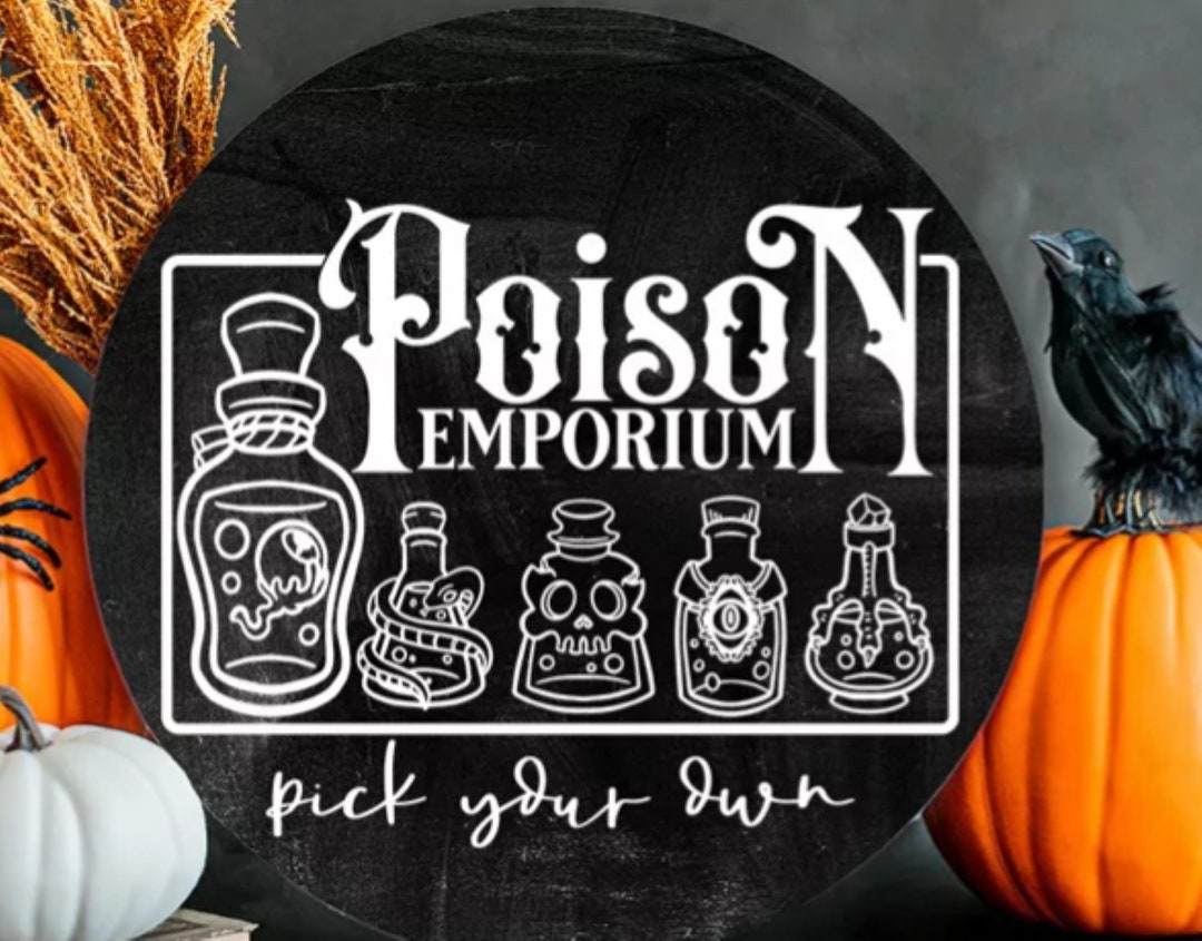 Poison Emporium SVG - Etsy