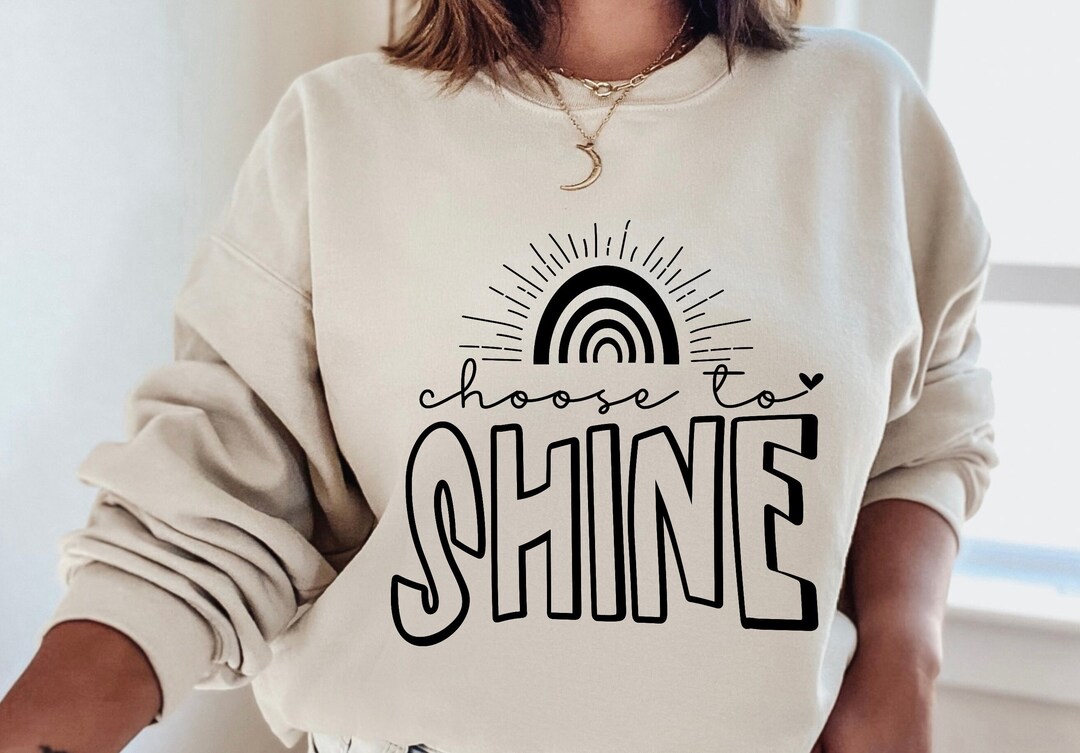 Choose to Shine PNG, Shine Svg, Retro, Svg Cut File, Silhouette Cut ...