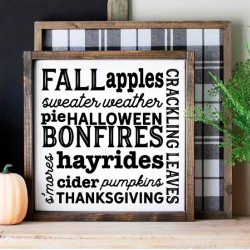 Fall Subway Art - Etsy