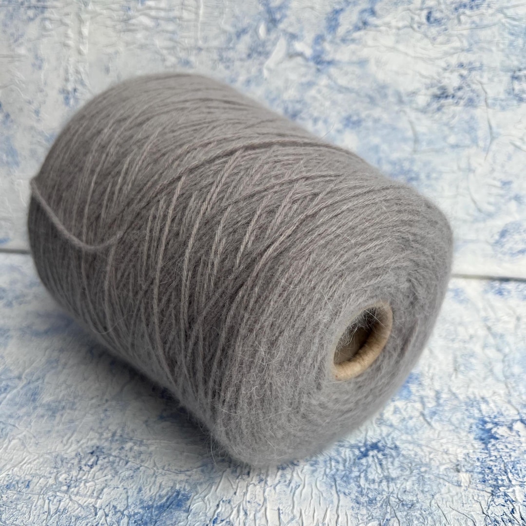 Angora Merino Fluffy Yarn on Cone 55/35/10% Merino/angora/pa Hand ...