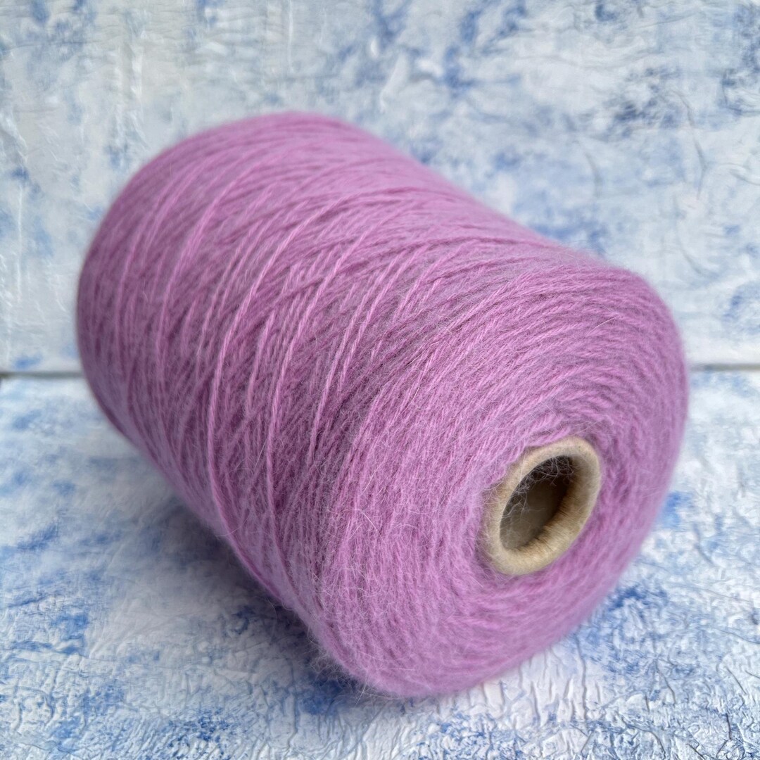 Angora Merino Fluffy Yarn on Cone 55/35/10% Merino/angora/pa Hand ...