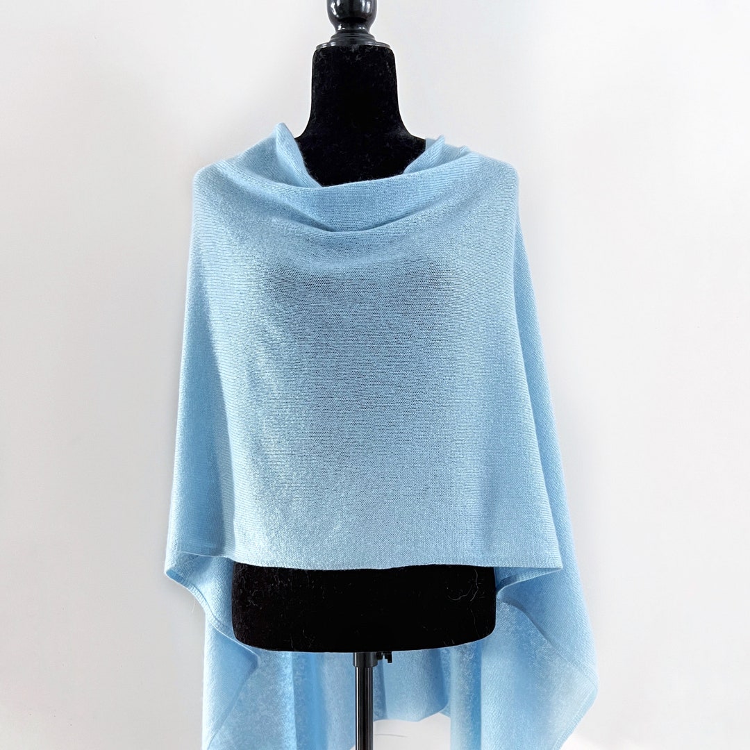 Pure Cashmere Poncho, 100% Cashmere Women Poncho, Warm Poncho for Women, Oversized Knit Poncho ...