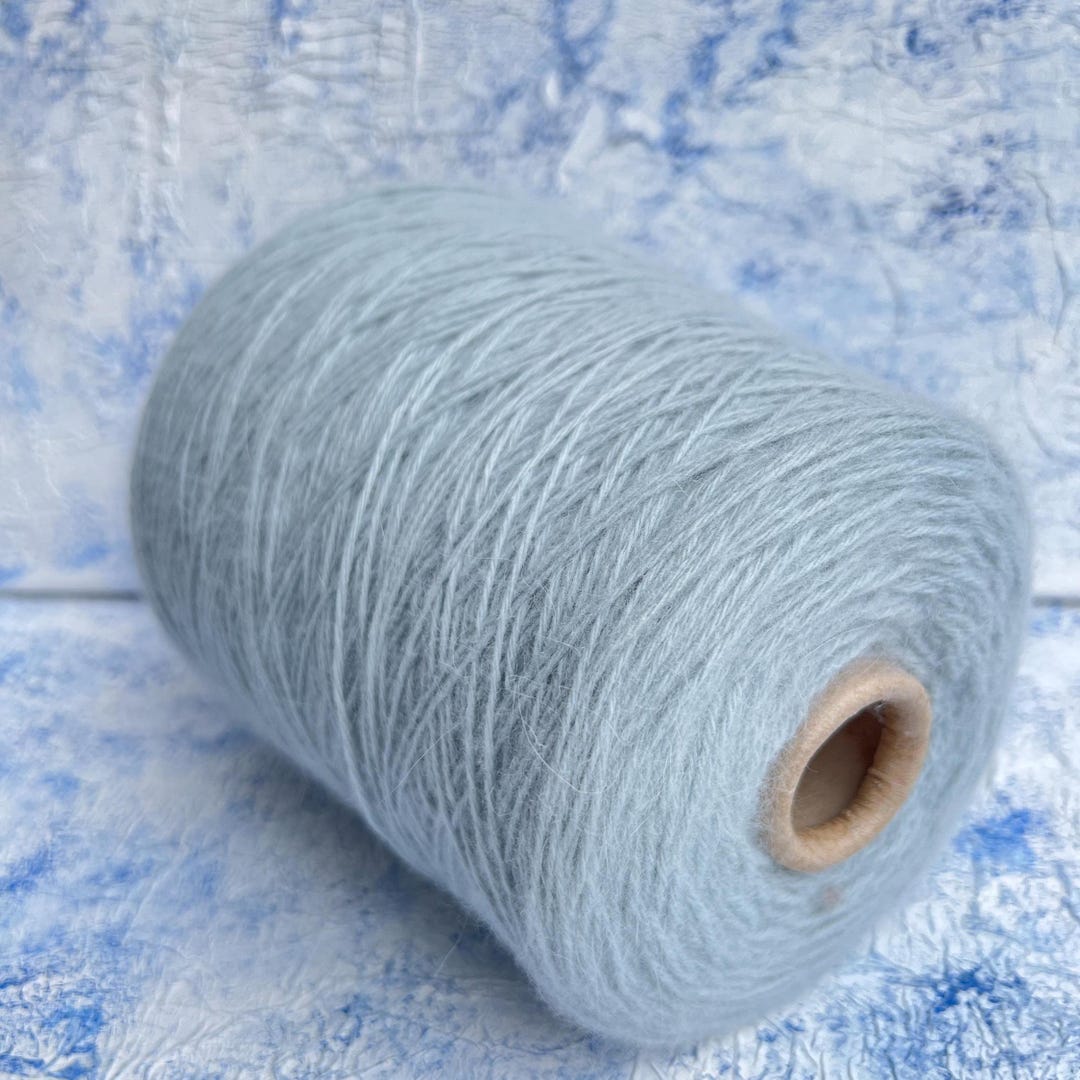 Angora Merino Fluffy Yarn on Cone 55/35/10% Merino/angora/pa Hand ...