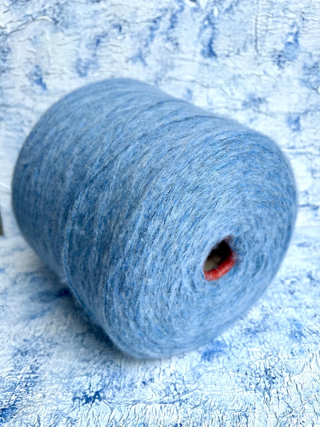 Merino Fluffy Yarn on Cone, 90/10% Merino/polyamide Hand Knitting ...