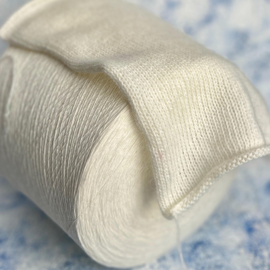 Angora Lace Yarn on Cone 50/50% Angora/polyamide, Rabbit Fluffy Italian ...