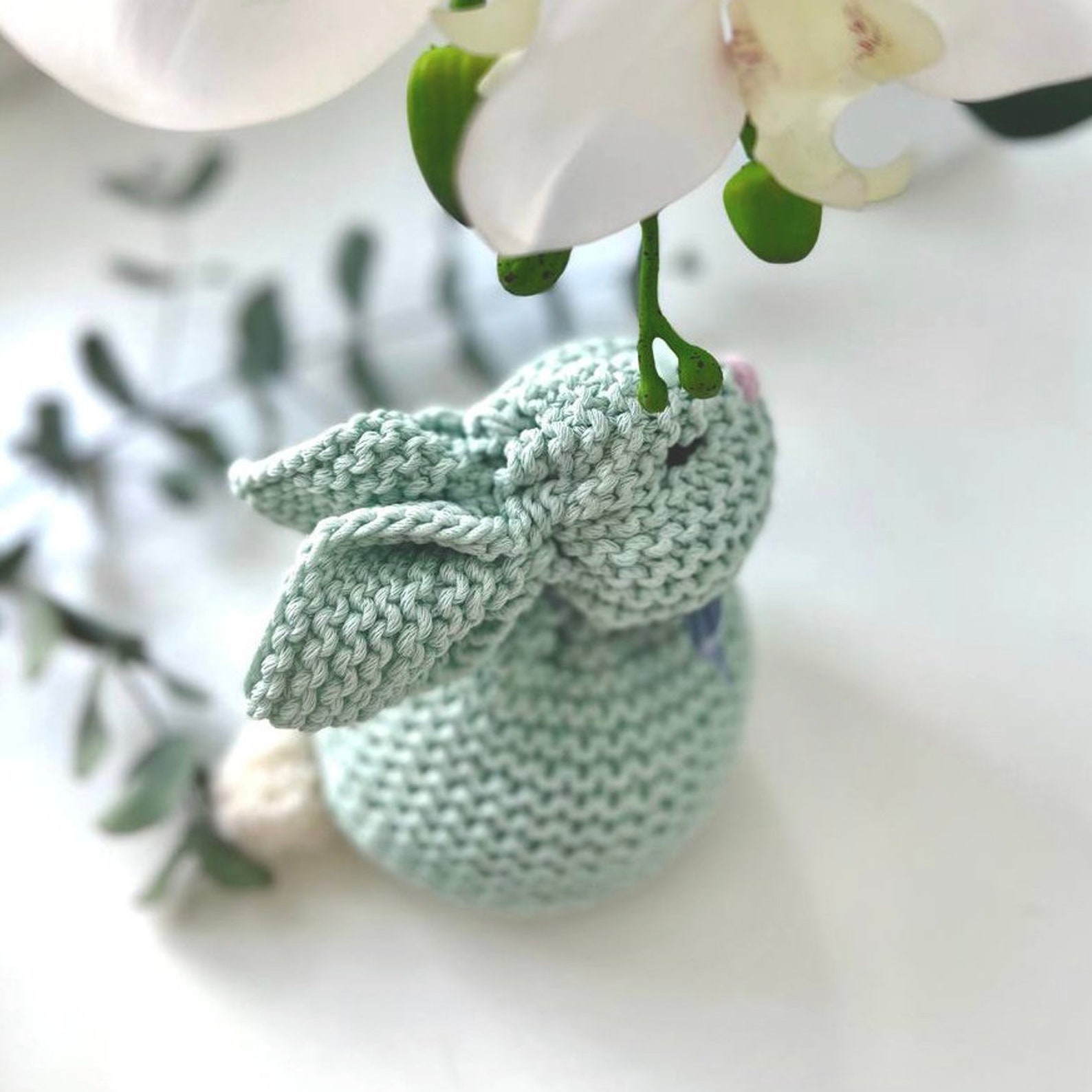Rabbit Bunny Knitting Pattern KNITTING PATTERN Cute Easter - Etsy
