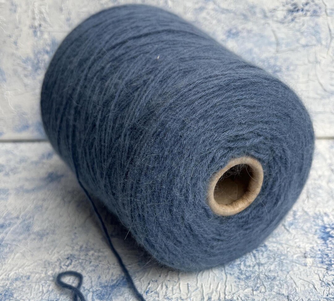 Angora Merino Fluffy Yarn on Cone 55/35/10% Merino/angora/pa Hand ...