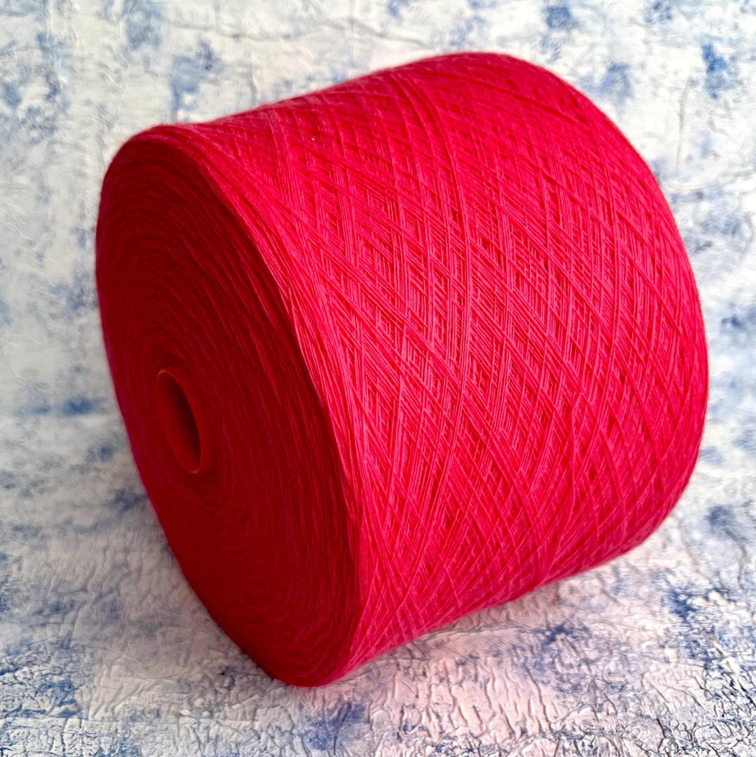 100% Merino Lace Yarn on Cone Crochet Weaving Machine Knitting Hand ...