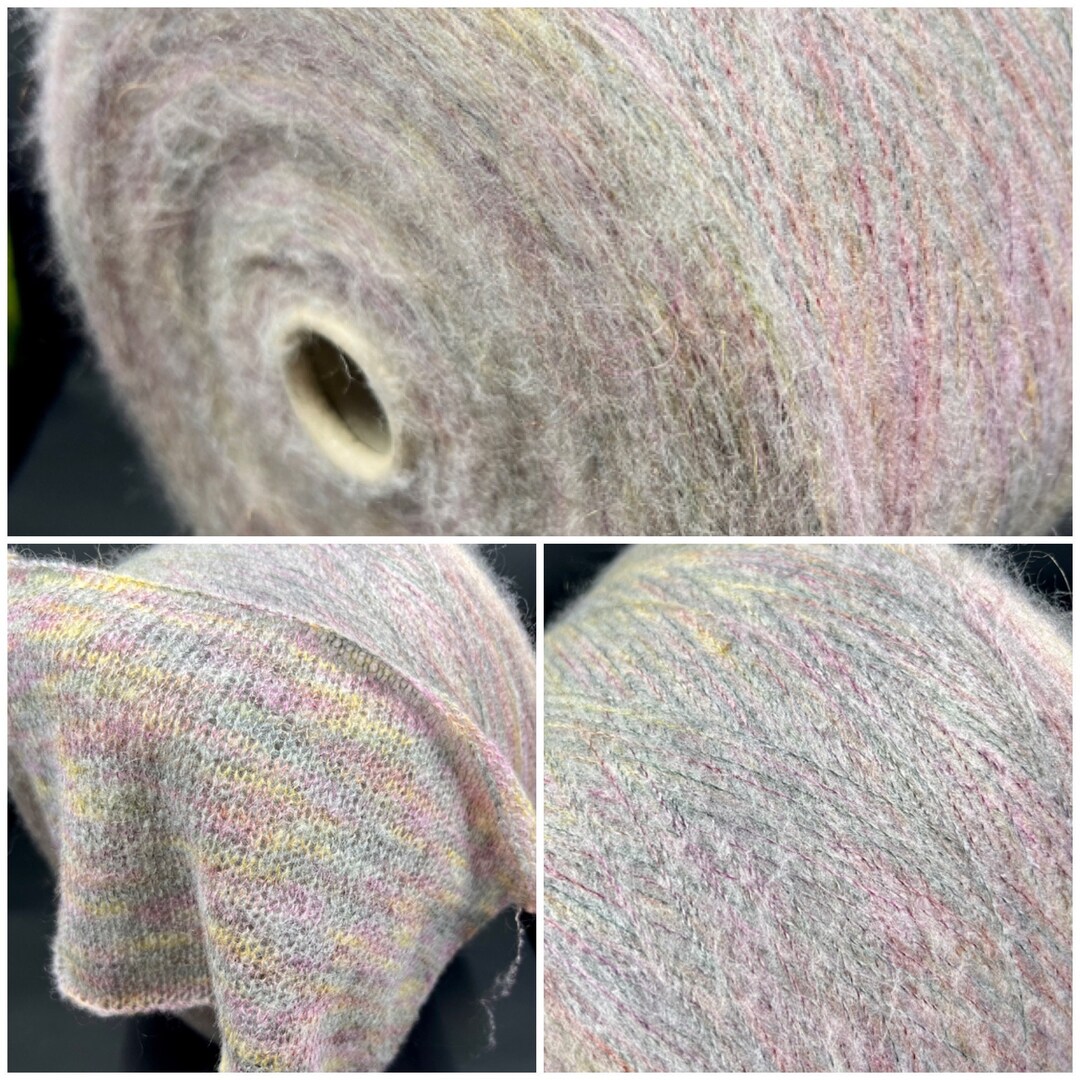 Kid Mohair Yarn 100 G/ 900m 30/10/30/30% Kid Mohair/merino/ny/pc, Yarn ...