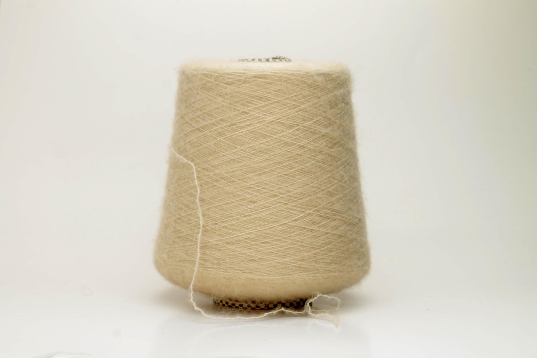 Fluffy Baby CAMEL Lace Weight Yarn: Beige, Cariaggi Nm 1/12 1200m/100g ...