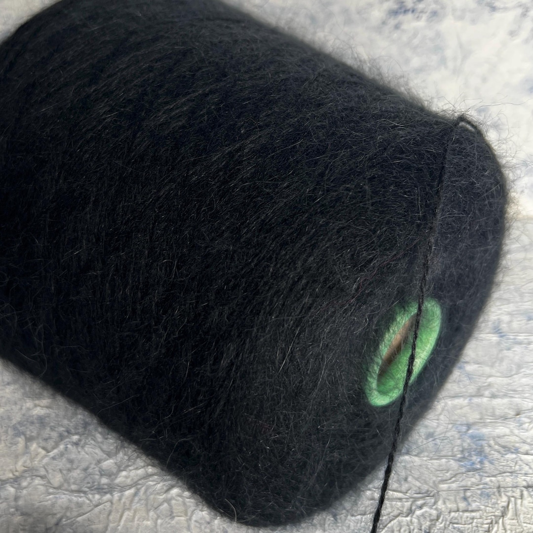 Angora Rabbit Fluffy Yarn on Cone 80/20% Angora/pa Hand Knitting ...