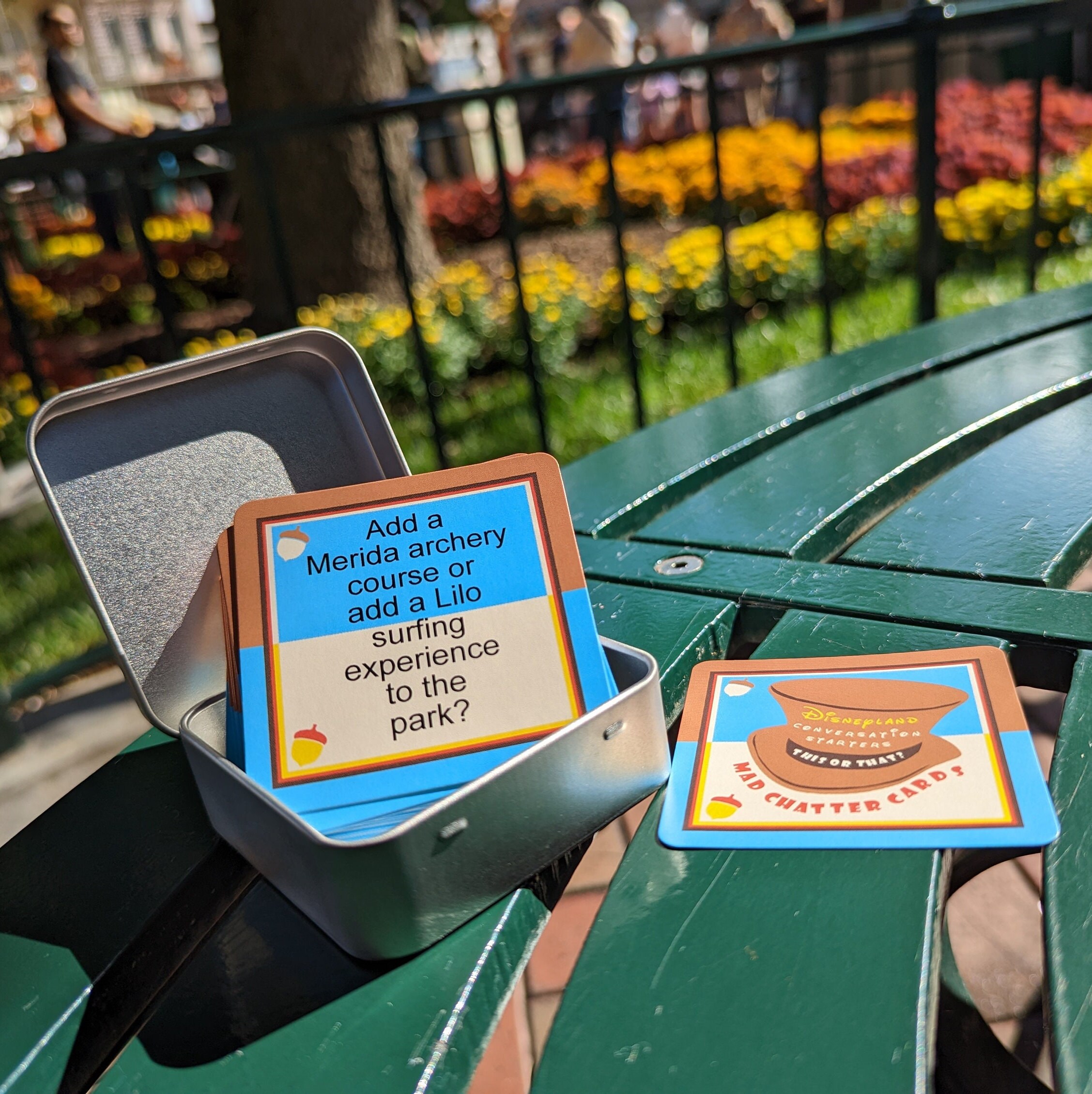 Disneyland Conversation Cards THIS-OR-THAT Set 4 Pocket Game Family ...