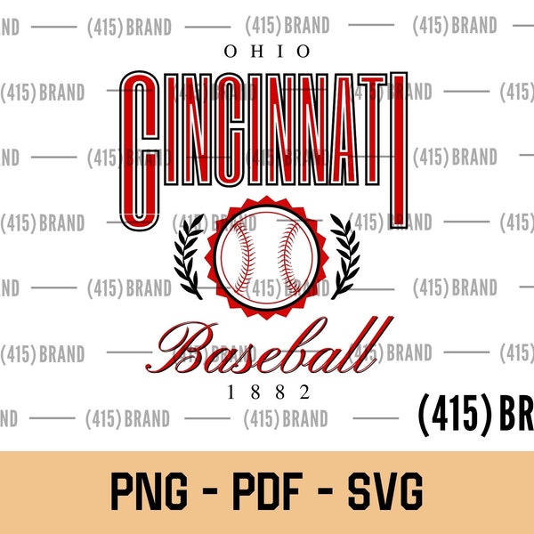 Cincinnati Reds Svg - Etsy
