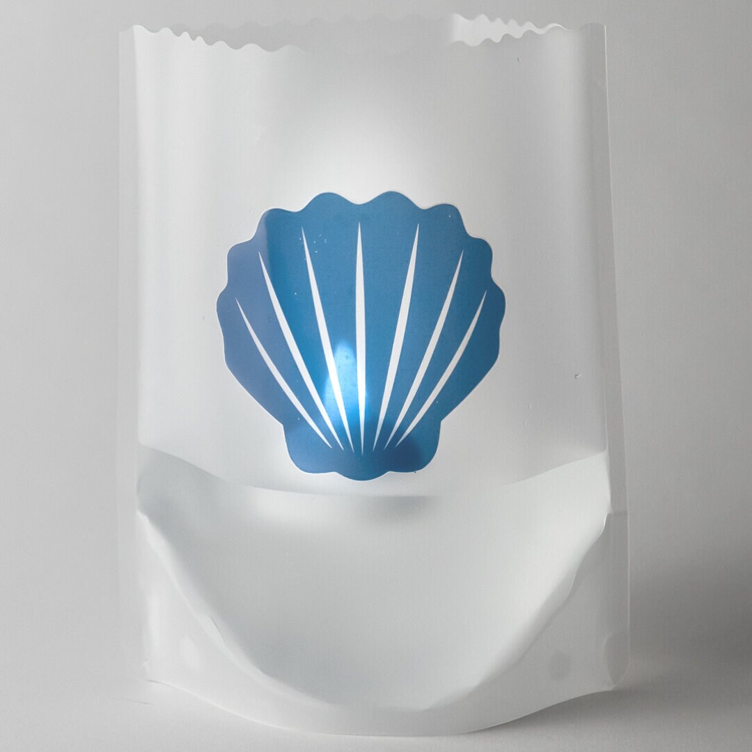 Shell Luminaries| Seashell Decorations | Beach Decorations| Beach Party ...