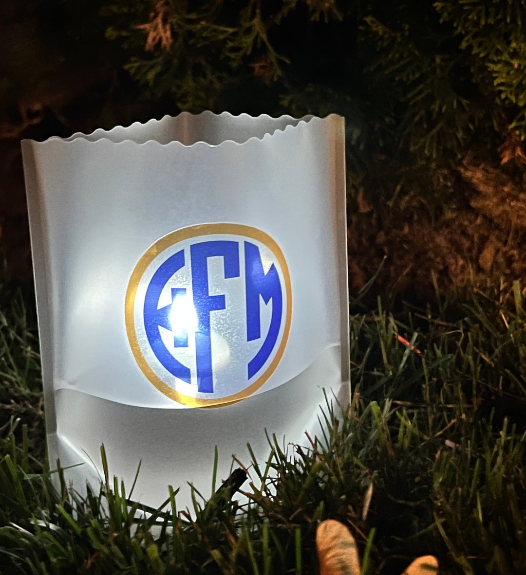 Custom Luminaries| Party Decorations | Custom Decorations| Personalized ...