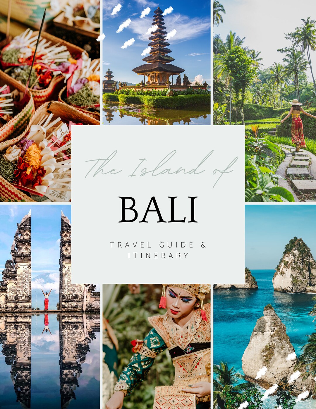 Bali, Indonesia | Travel Guide, Editable Travel Itinerary, Fillable PDF ...