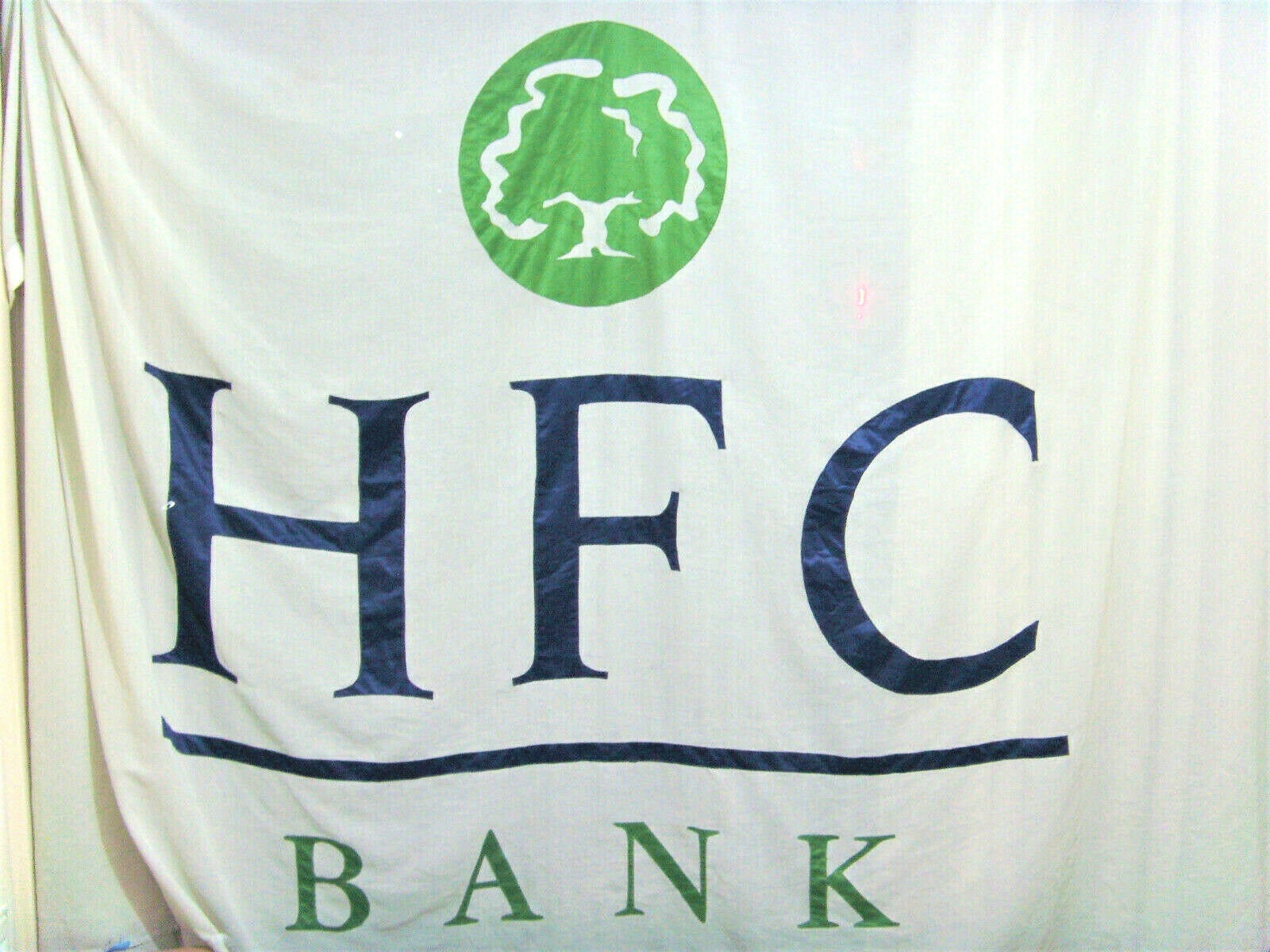 Massive 12ft X 6ft H.F.C. BANK Flag Flown at Winkfield Headquarters ...