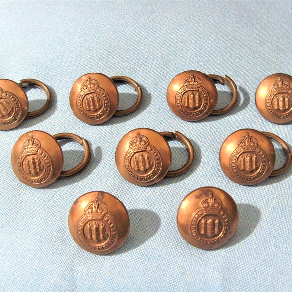 Antique British Military Buttons - Etsy