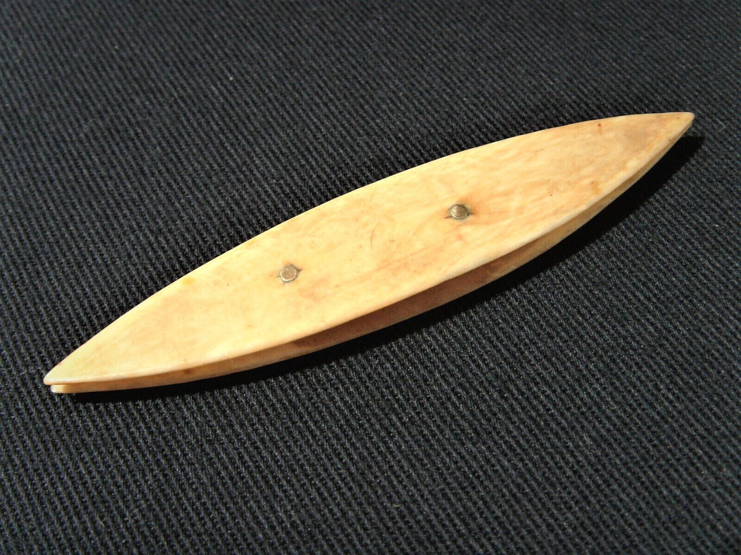 Antique Natural Bone Tatting Shuttle: Victorian Lace Making (80mm) - Etsy