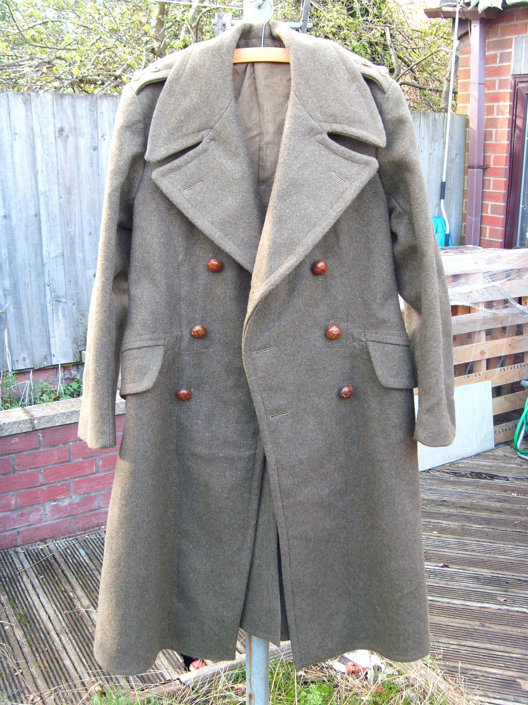 WW2 1945 Dated British Army GREATCOAT With Lieutenant Colonel - Etsy UK