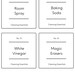 Minimalist Cleaning Labels - 4x4" - Etsy