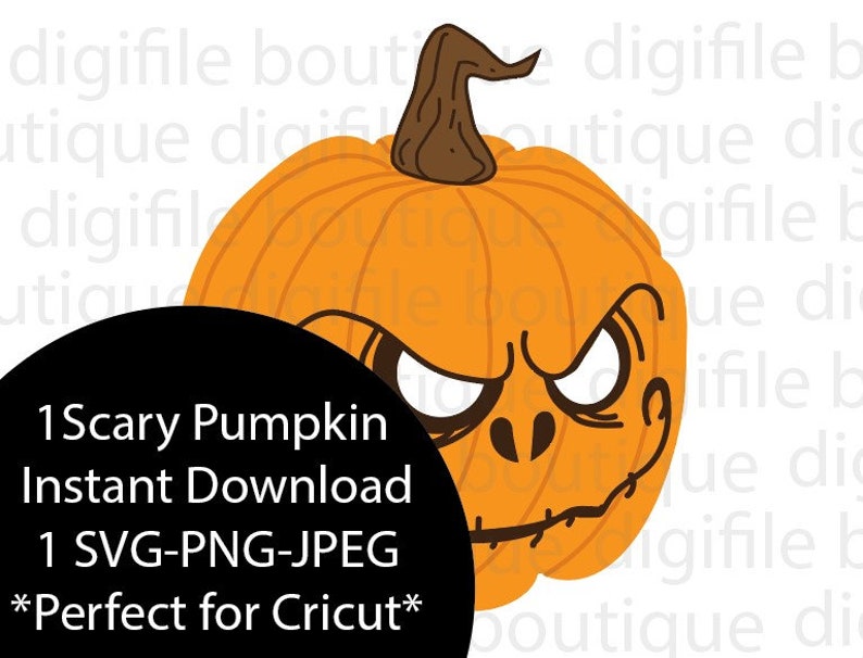 Scary Pumpkin SVG, Scary Pumpkin PNG, Scary Pumpkin Vector, Scary ...