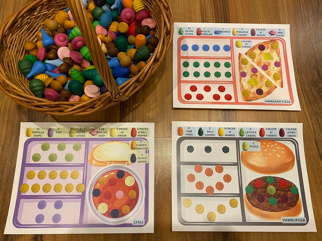 Lunch Packing: Mandala Loose Parts Matching Template Cards, Loose Parts ...