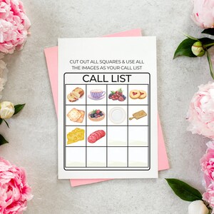 Tea Party Bingo Cards: 30 Printable Bingo Cards; High Tea Party ...