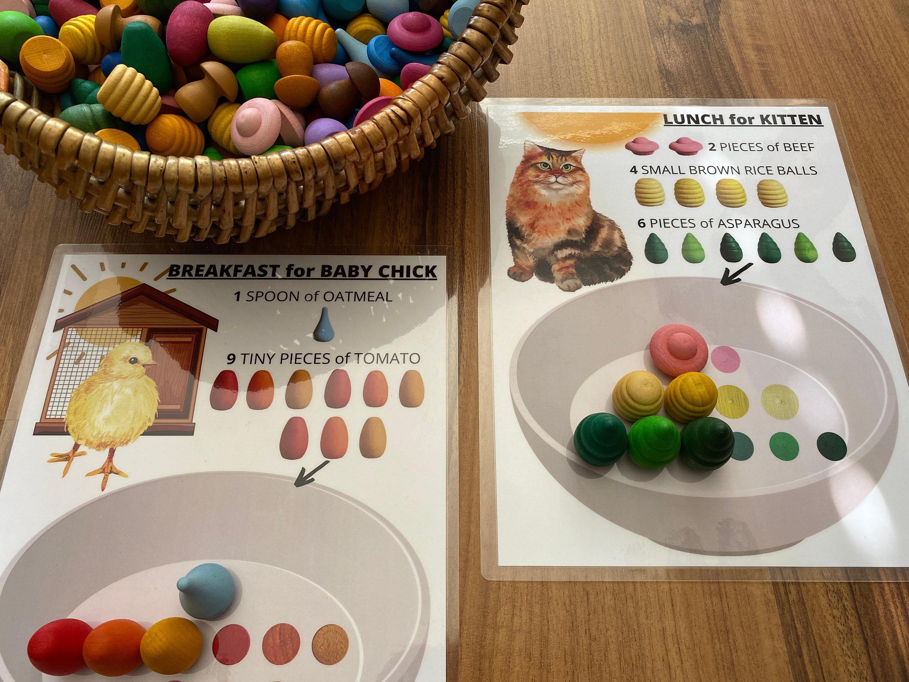 Feeding Household Pets: Loose Parts Play Templates, Pattern Cards for ...