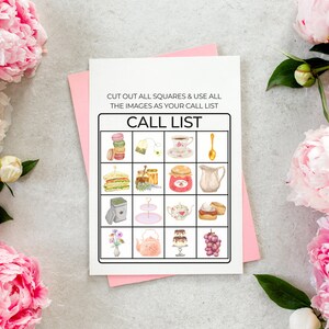 Tea Party Bingo Cards: 30 Printable Bingo Cards; High Tea Party ...