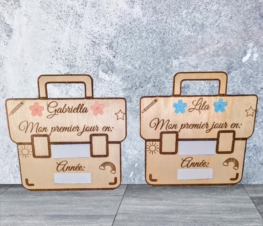 Pancarte mon premier jour en - Etsy France