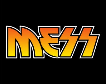 Kiss Band Font - Etsy