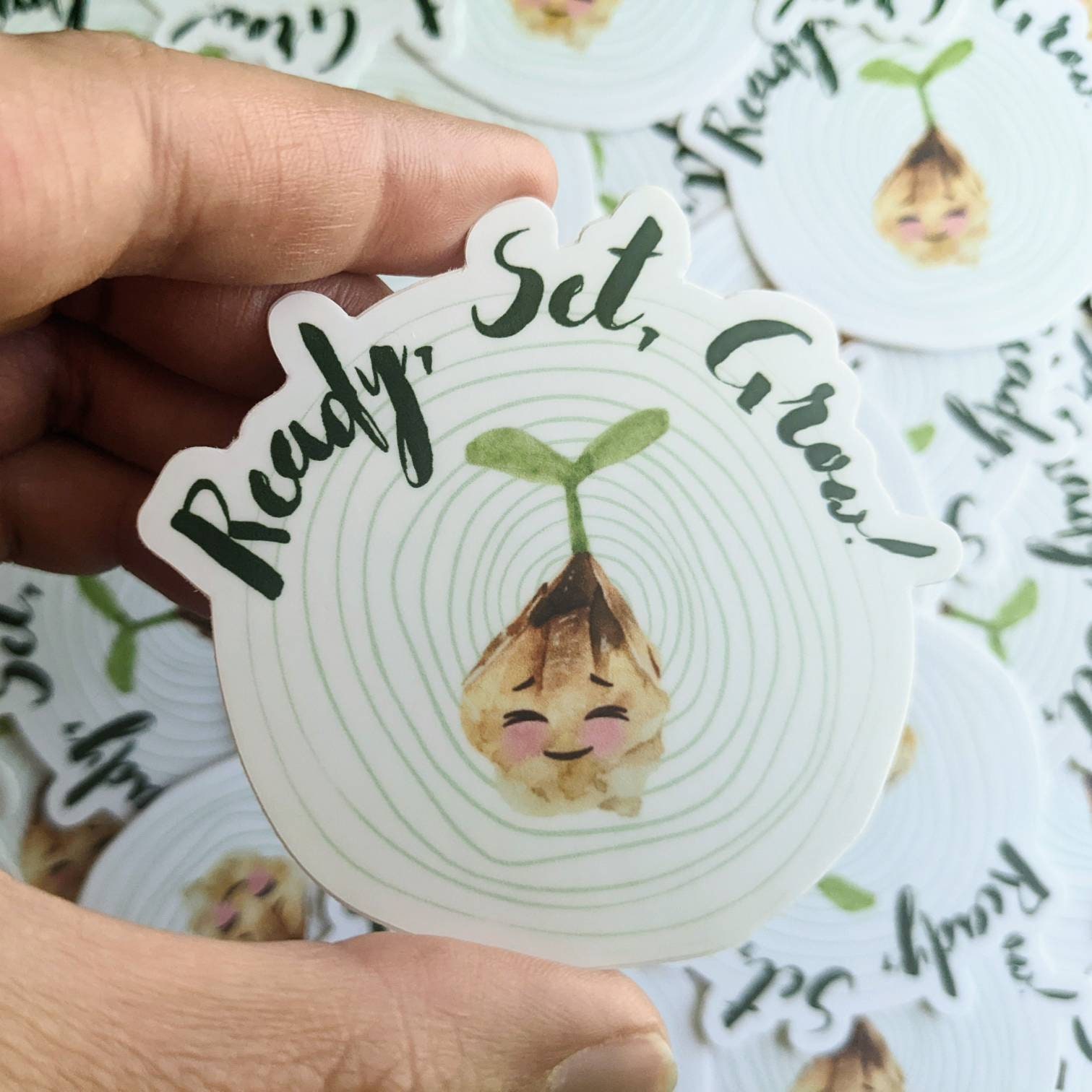 Ready Set Grow Sticker - Etsy