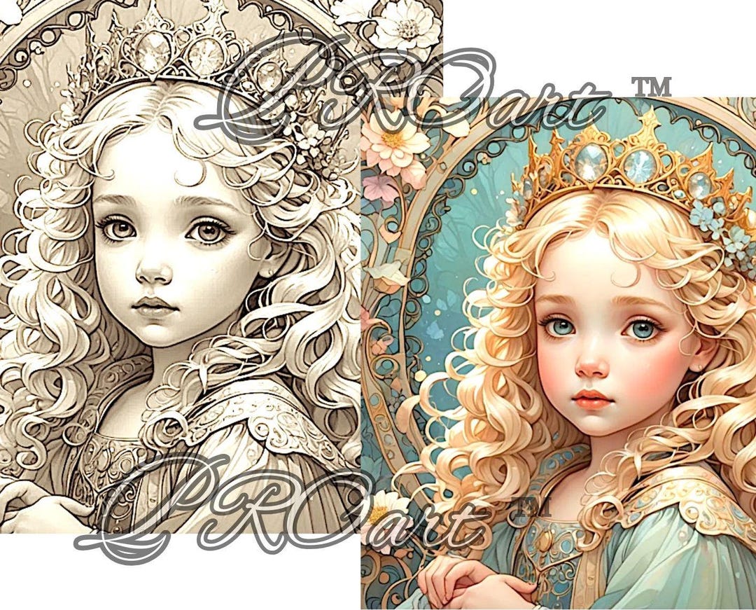 Amelia | Proart™ -coloring Pages Premium| Printable Adult /kids ...