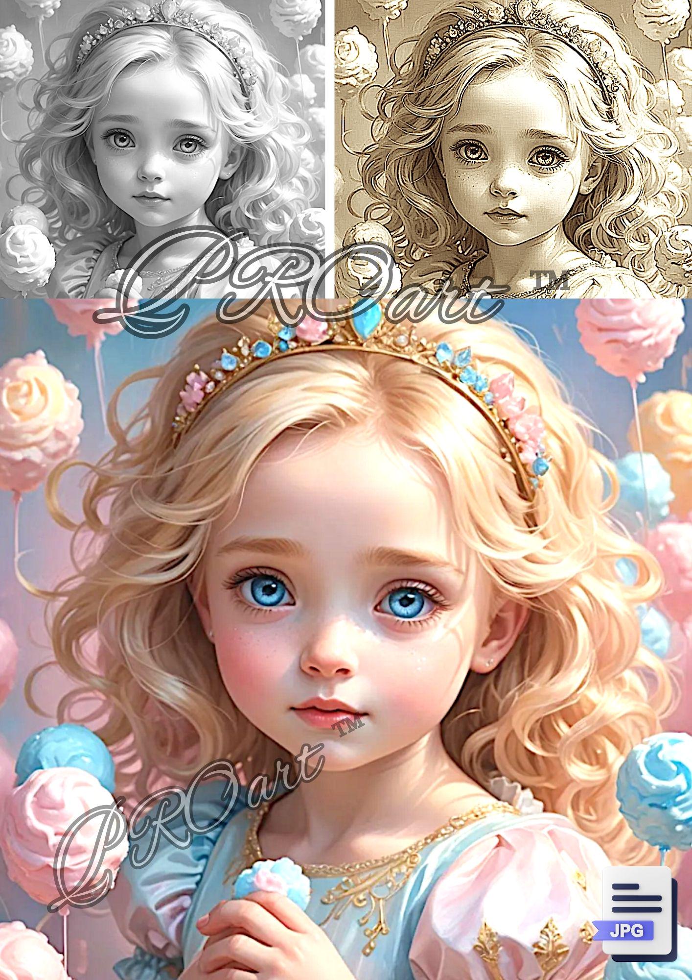 Emily | Proart™ -coloring Pages Premium| Printable Adult /kids ...