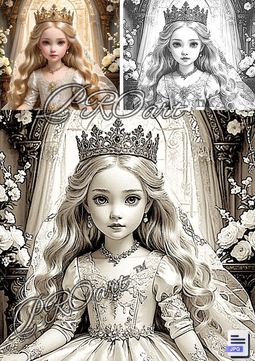 Mia | Proart™ -coloring Pages Premium| Printable Adult /kids Colouring ...