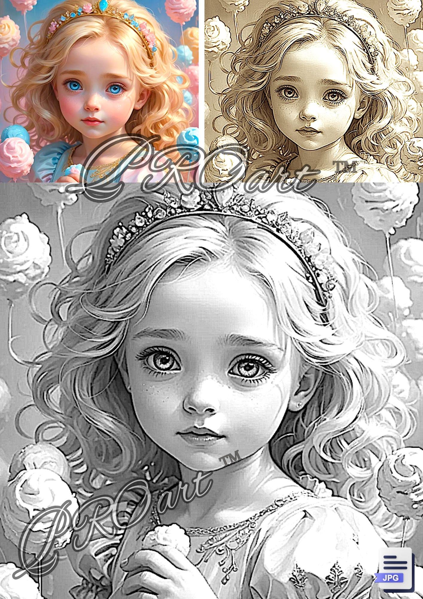 Emily | Proart™ -coloring Pages Premium| Printable Adult /kids ...